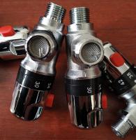 China Mixing Valve Brass Adjustable Water Thermostatic Valve For Solar Water Heater for sale