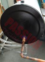 China 300L 200L Flat Plate Solar Water Heater ,  Blue Titanium Flat Panel Solar Collector for sale
