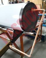 China 300L 200L Flat Plate Solar Water Heater ,  Blue Titanium Flat Panel Solar Collector for sale