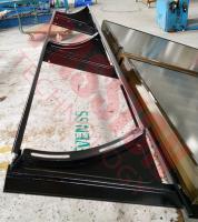 China 300L 250L Bathroom Flat Plate Solar Thermal Water Heater , Blue Titanium Solar Collector for sale