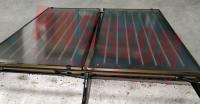 China 300L White Tank Pressurized Flat Plate Solar Water Heater, Blue Titanium Flat Collector for sale