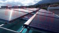 China 1000L-10000L Pool Hotel Solar Heating Solution Pressurized Heat Pipe Solar Collector for sale
