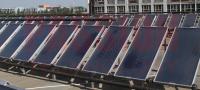 China 6000L Centralized Flat Plate Solar Water Heater Solar Thermal Flat Plate Solar Collector for sale