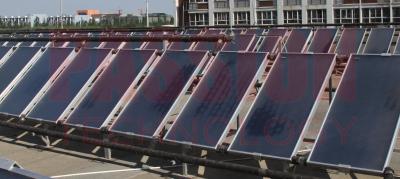 China 6000L Centralized Flat Plate Solar Water Heater Solar Thermal Flat Plate Solar Collector for sale