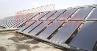 China 2000L Flat Collector Solar Water Heater Blue Coating Flat Plate Solar Collector for sale