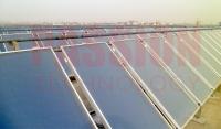 China 2000L Flat Collector Solar Water Heater Blue Coating Flat Plate Solar Collector for sale