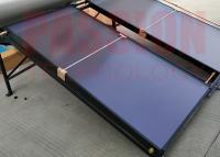 China Laser Welding Easy Mounted Copper Tube Flat Plate Solar Collector For Hotel Heating for sale