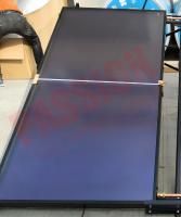 China Blue Film Absorber Coating Solar Flat Plate Collector Black Frame Color for sale