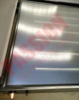 China Black Frame Flat Plate Solar Collector For Pool Blue Absorb Solar Heating Water for sale