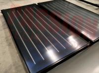 China Blue Tech Flat Plate Solar Collector 2m² Black Chrome Thermal Heating Collector for sale