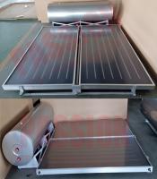China 250L 316 Stainless Steel Flat Plate Solar Water Heater Blue Coating Flat Collector for sale