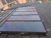 China Flat Plate Solar Collector Black Chrome Flat Sun Collector Solar Water Heater for sale
