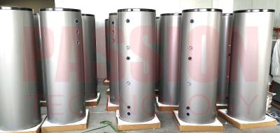 China 300L Flat Collector 1000L Stainless Steel Heat Pipe Split Solar Water Heater 2 Coils for sale
