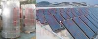 China 2000L Flat Plate Pressurized Solar Water Heater Flat Panel Solar Heating Collector for sale