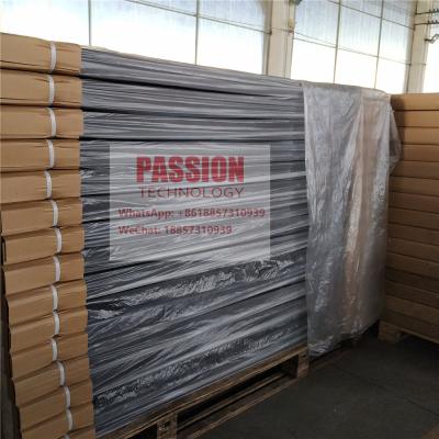 China 1000L Resort Solar Heating Solution Blue Titanium Flat Collector Solar Water Heater Black Chrome Solar Geyser Collector for sale