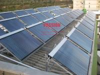 China 30 Tubes Pressurized Solar Collector 24*90mm Condenser Heat Pipe Solar Collector for sale