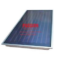 China Red Copper Flat Plate Solar Collector 250L Compact Pressure Solar Water Heater for sale