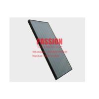 China Black Chrome Solar Water Heater Blue Titanium Solar Thermal Collector Flat Plate Collector Blue Film Solar Water Heater for sale