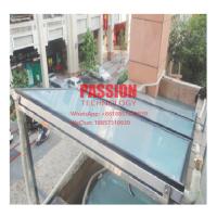 China Blue Film Flat Collector Blue Titanium Solar Thermal Collector Black Flat Collector Split Pressurized Solar Panel Heater for sale