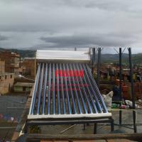 China 300L Stainless Steel Solar Water Heater 200L Non Pressure Solar Geyser 304 Vacuum Tube Solar Heaing System for sale