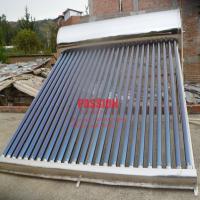 China Non Pressurized Thermal Solar Water Heater With Galvanized Steel Tank And Copper Heat Pipe for sale