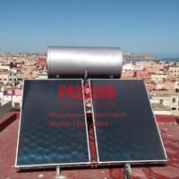 China Compact Flat Plate Solar Water Heater 300L Pressurized Flat Panel Solar Heating System for sale