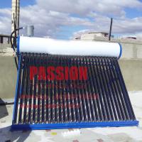 China 500L Vacuum Tube Compact Solar Water Heater Tap Water Flat Roof Solar Collector for sale