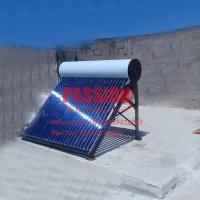 China 300L White Solar Water Heater 200L Non Pressure Grey Solar Geyser Silver 304 Vacuum Tube Solar Collector for sale