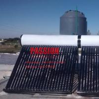 China 300L White Tank Solar Water Heater Non Pressure Solar Collector 304 Vacuum Tube Solar Heating System for sale