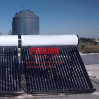 China 300L White Tank Solar Water Heater Non Pressure Solar Collector 304 Vacuum Tube Solar Heating System for sale