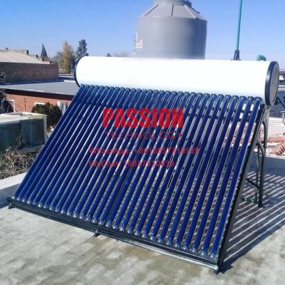 China Intelligent Thermal Solar Water Heater 300L With Galvanized Steel Tank Outer for sale