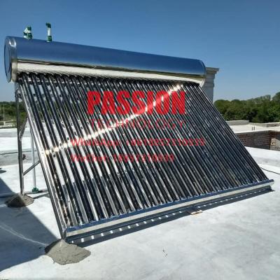 China 58x1800mm Vacuum Tube 500L Solar Water Heater Non Pressure Glass Pipe Collector for sale