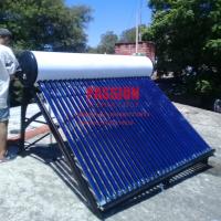 China 300L Non Pressurized Solar Water Heater 250L Enamel White Water Tank Solar Collector for sale