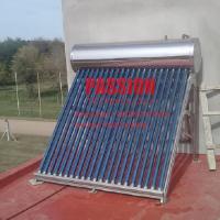 China 200L 304 Stainless Steel Solar Water Heater 150L Non Pressure Vacuum Tube Collector for sale