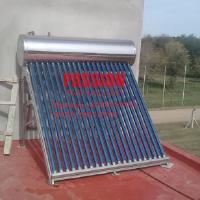 China 200L 304 Stainless Steel Solar Water Heater 150L Non Pressure Vacuum Tube Collector for sale