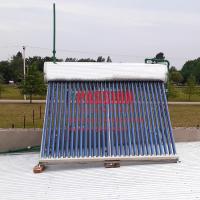 China 300L Non Pressure Solar Water Heater 50 Tubes Vacuum Tube Solar Thermal Collector for sale