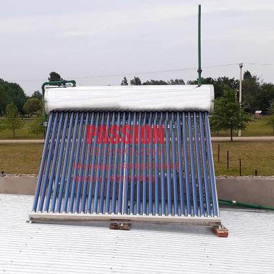 China 300L Non Pressure Solar Water Heater 50 Tubes Vacuum Tube Solar Thermal Collector for sale