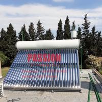China 200L Non Pressurized Solar Water Heater 300L White Outer Tank Solar Geyser for sale