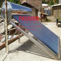 China 300L 304 Stainless Steel Presssure Solar Water Heater 200L Heat Pipe Solar Collector for sale