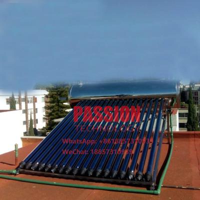 China 304 Stainless Steel Presssure Solar Water Heater 250 High Pressure Solar Water Heating for sale