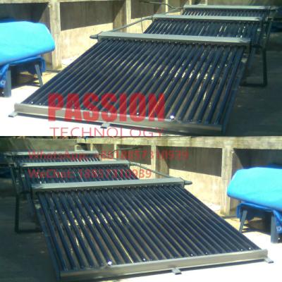 China Vacuum Tube Solar Collector 4000L Non Pressue Hotel Solar Water Heating System for sale