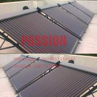 China 500L Solar Water Collector Vacuum Tube Thermal Collector 5000L Solar Heating System for sale