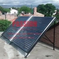 China 2000L Non Pressure Solar Water Heater 50 Tubes Hotel Solar Thermal Heating Collector for sale