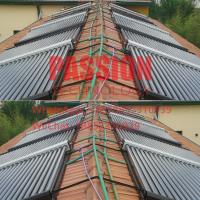 China Non Pressure Solar Water Heater Rooftop Vacuum Tube Solar Thermal Collector for sale