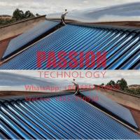 China 2000L Pressurized Hotel Solar Water Heating 30tubes Heat Pipe Solar Collector for sale