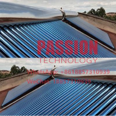 China 200L 304 Stainelsss Steel Solar Water Heating 300L Heat Pipe Solar Water Heater for sale