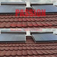 China 201 Stainless Steel Vacuum Tube Solar Water Heater 304 Outer Tank Solar Pool Heating for sale