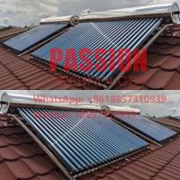 China Indirect Circulation Solar Water Heater Roof Mounted Solar Water Heating System for sale