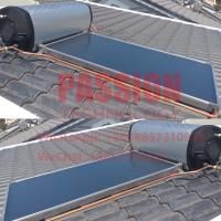 China 200L Pressurized Flat Panel Solar Water Heater Blue Coating Flat Panel Solar Collector for sale