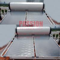 China 300L Flat Plate Solar Water Heater Blue Coating Flat Panel Solar Thermal Collector for sale